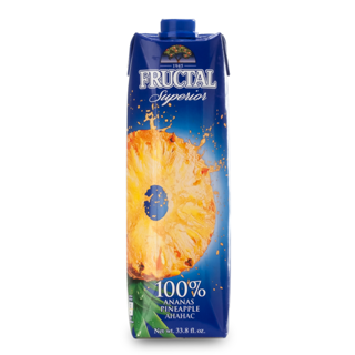 Shop Fructal Superior 100% Juice Pineapple 1l (Fructal) online - MezeHub