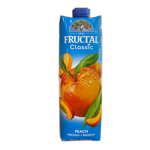 Shop Classic PEACH Drink 1L (Fructal) online - MezeHub