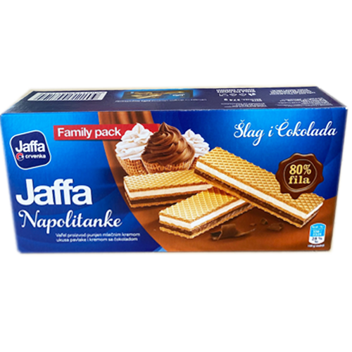 Shop Jaffa Napolitanke SWEET CREAM, MILK & CHOCO 187g (Crvenka) online ...