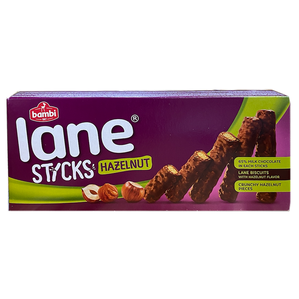 Shop Lane Chocolate Sticks w/Hazelnuts 125g (Bambi) online - MezeHub
