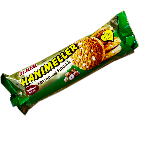 Shop Ulker HANIMELLER Mini Hazelnut Cookies 82g (Ulker) online - MezeHub