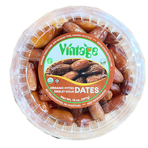 Shop Vintage Pitted Dates Organic 397g (Vintage) online - MezeHub