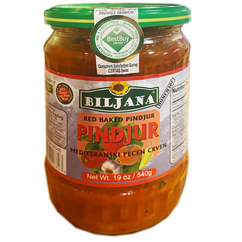Shop Mediteranski PINJUR Baked Red Pepper Spread 540g (Biljana) online ...