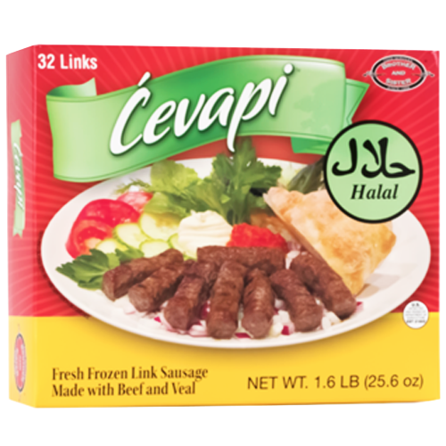 Shop Cevapi HALAL / Frozen Meat Sausage Halal 1.6lbs/726g (Brother And ...