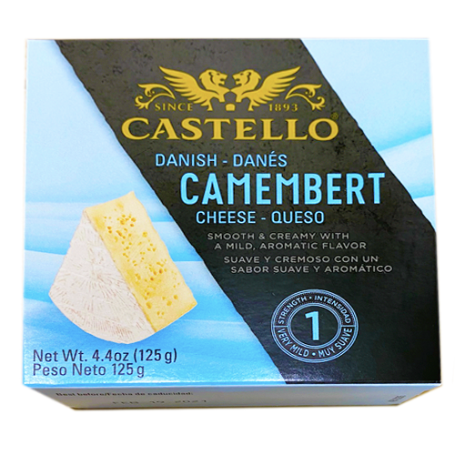 Shop CASTELLO Danish CAMEMBERT Cheese 125g (Rosenborg) online - MezeHub