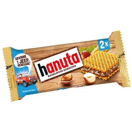 Shop Hanuta Hazelnut Chocolate Wafers 22g (Ferrero) online - MezeHub