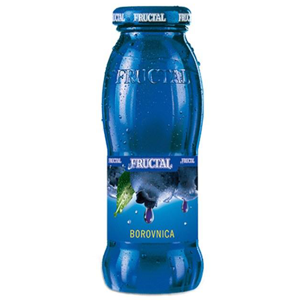Shop Blueberry Nectar Glass Bottle 200ml (Fructal) online - MezeHub