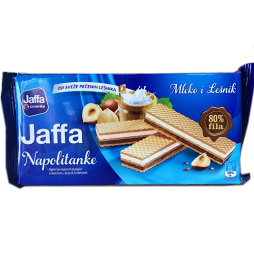 Shop Jaffa Napolitanke MILK & HAZELNUT 187g (Crvenka) online - MezeHub