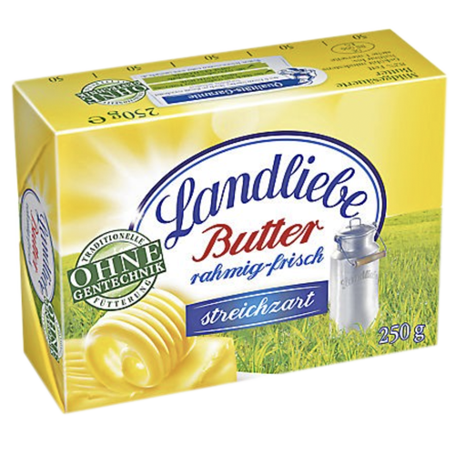 Shop Premium Landliebe Butter 250g (Landliebe) online - MezeHub