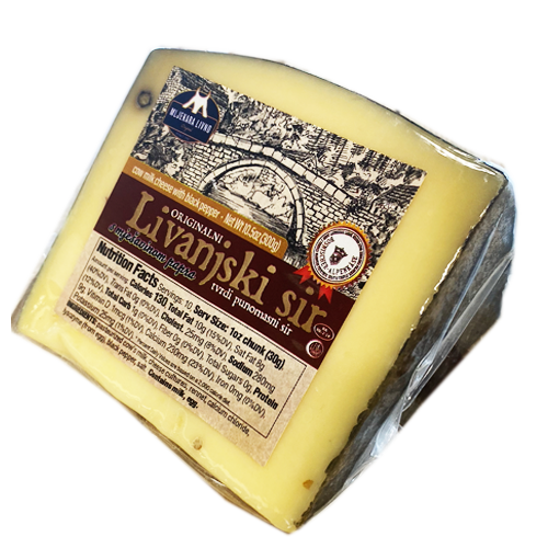 Shop Livanjski Cheese with PEPPER / Livanjski Sir sa BIBEROM 300g ...