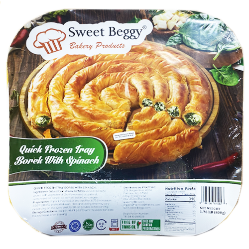 Shop Tray Burek w. Spinach 800g (Sweet Beggy) online - MezeHub